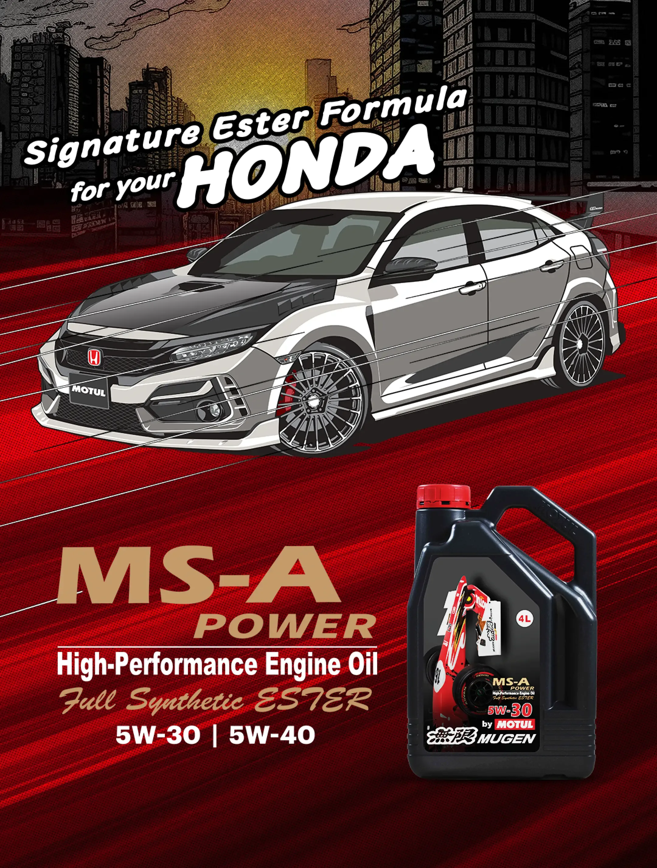 Unleash Honda V-TEC Power | MUGEN MS-A Power ESTER Formula
